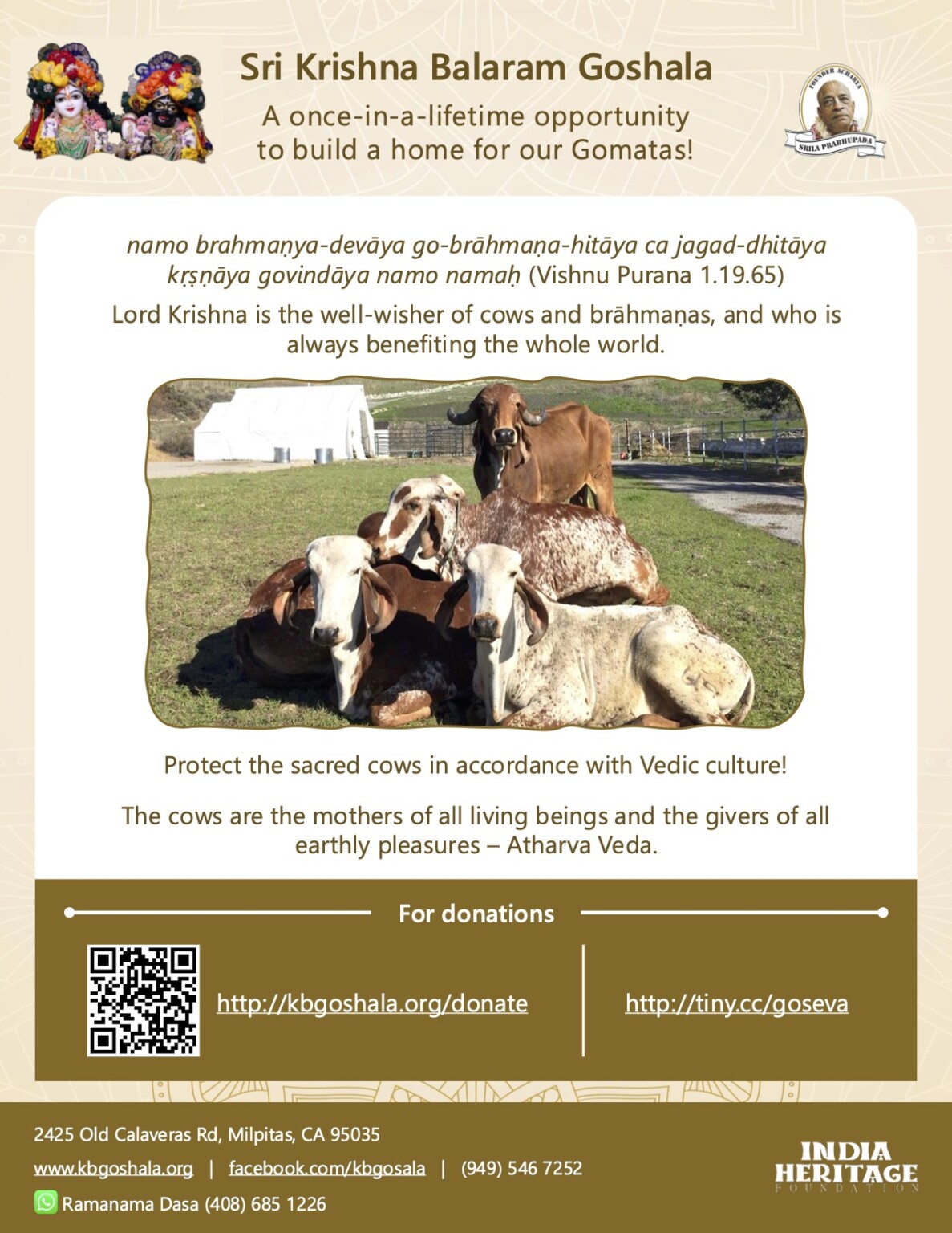 Goshala Project – Sri Krishna Balaram Goshala